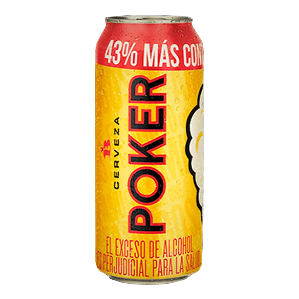 CERVEZA POKER LATON 473ml Drink Central CERVEZA POKER LATON 473ml Drink Central